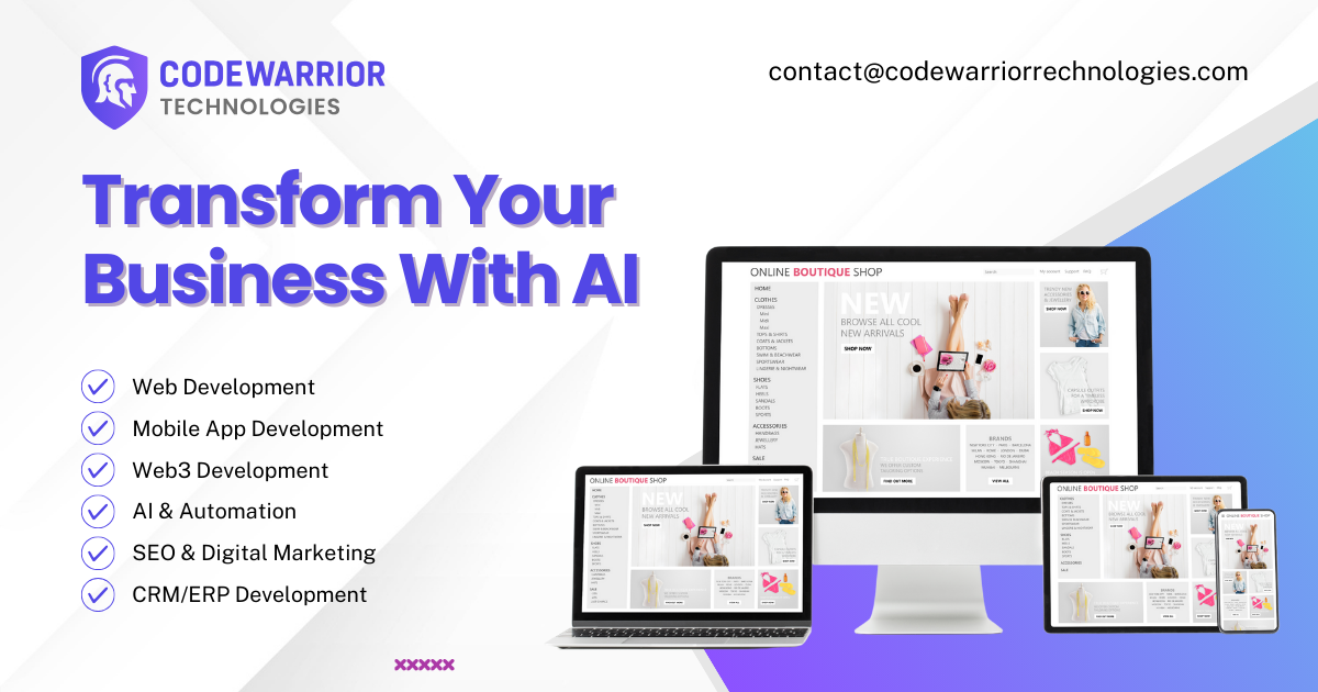 Innovative Software Solutions | CodeWarrior Technologies